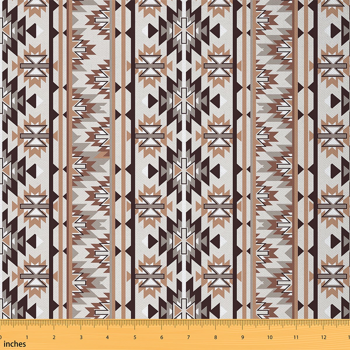 Homewish Bohemain Aztec Fabric by the Yard 3 Yard,Retro Boho Gemetric ...