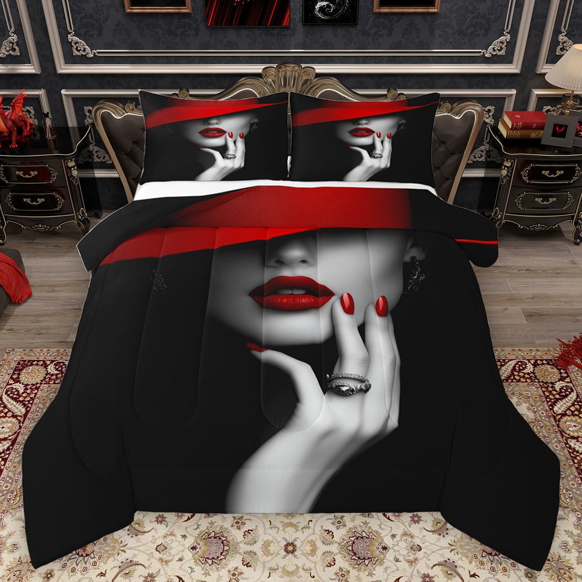 Homewish Boys Girls Romantic Lover Couple Full Size Comforter Sets 3 ...