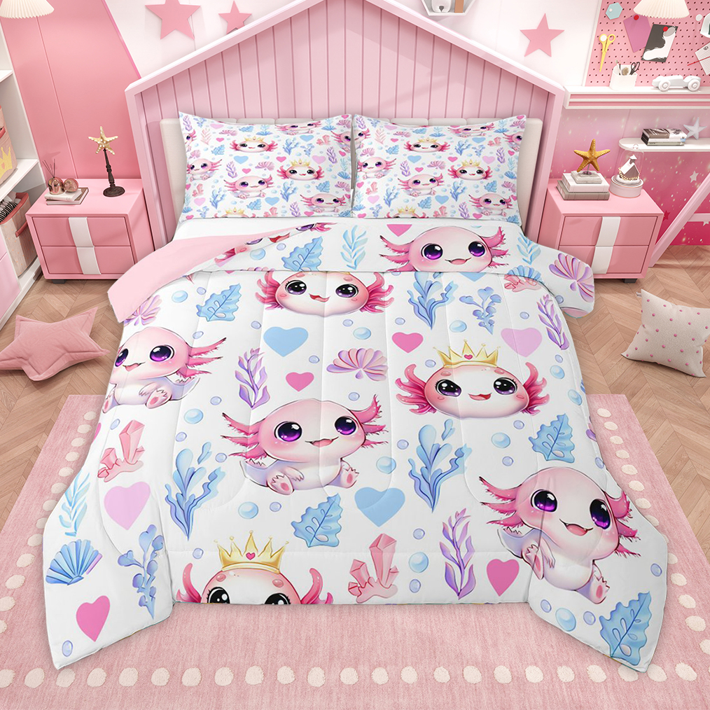 Homewish Cute Salamander Full Size Comforter Sets,Underwater Water ...