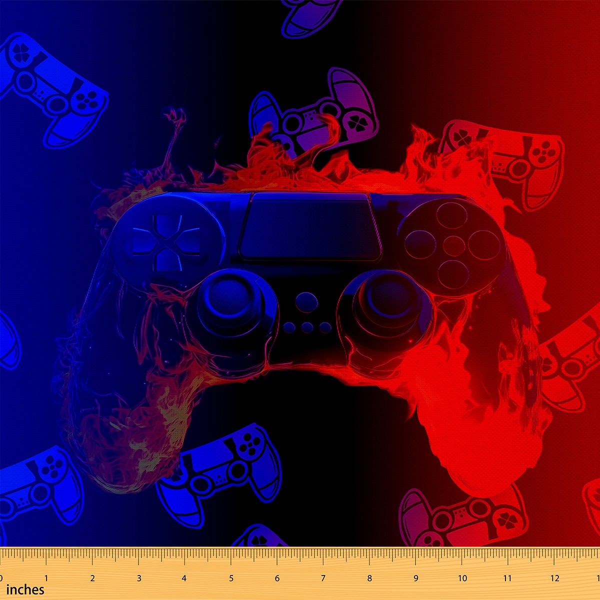 Homewish Gamer Gaming Fabric by the Yard 3 Yard,Modern Video Game ...