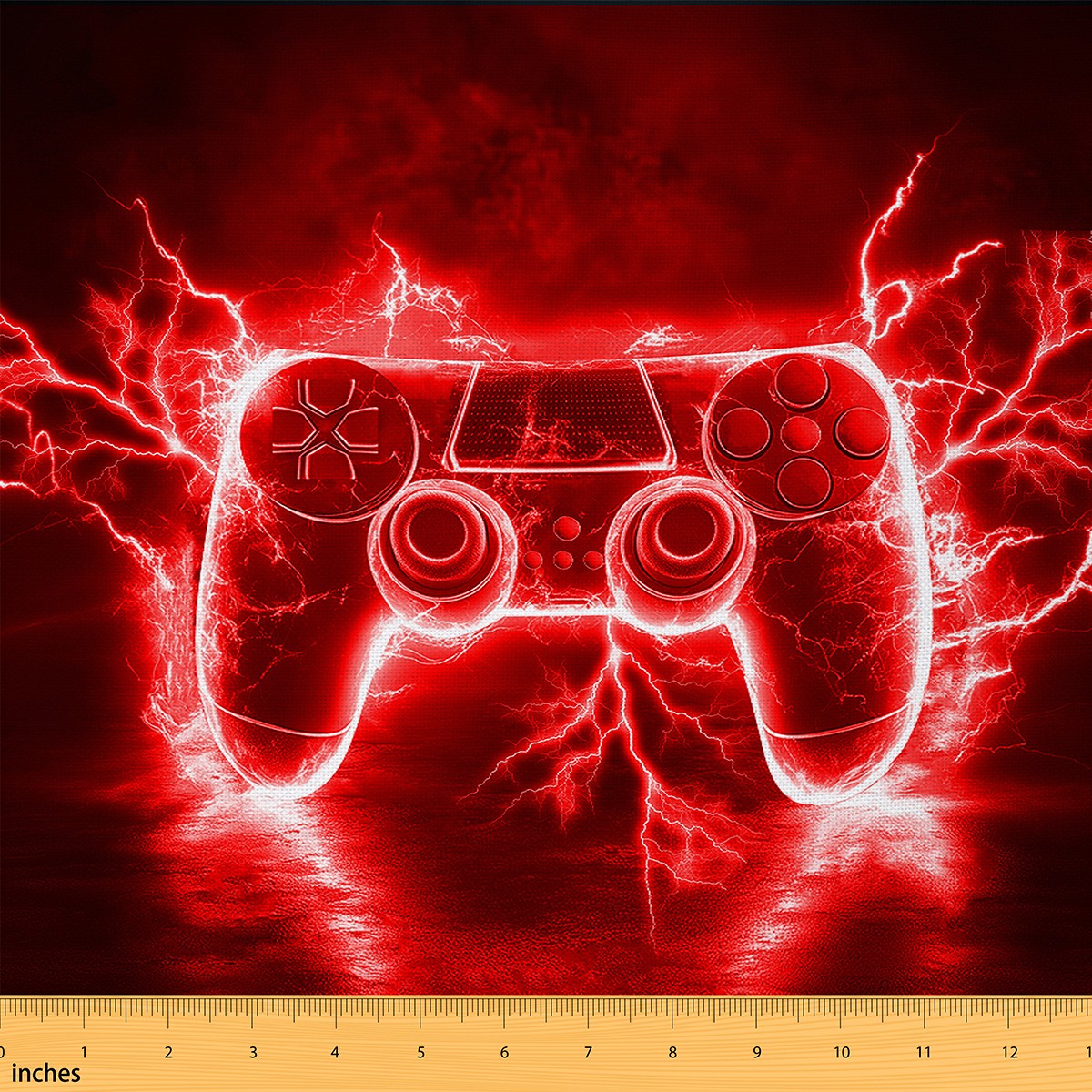 Homewish Gaming Fabric by the Yard 2 Yard,Teen Video Game Room Decor ...