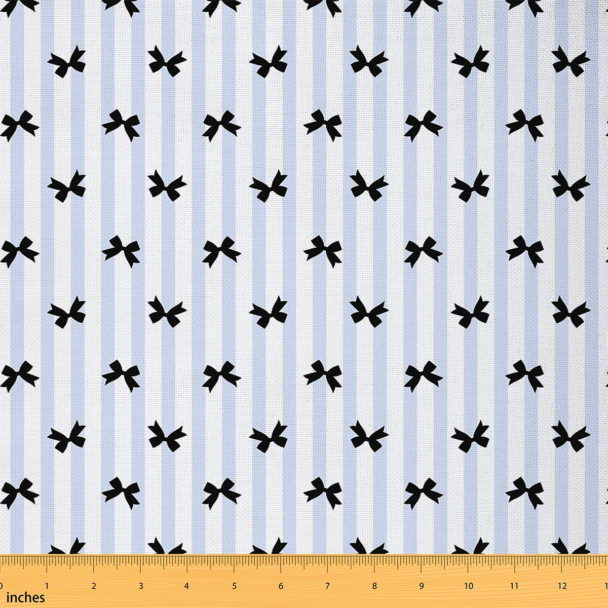 Homewish Girly Black Bow-tie Fabric by the Yard 2 Yards for Teen ...