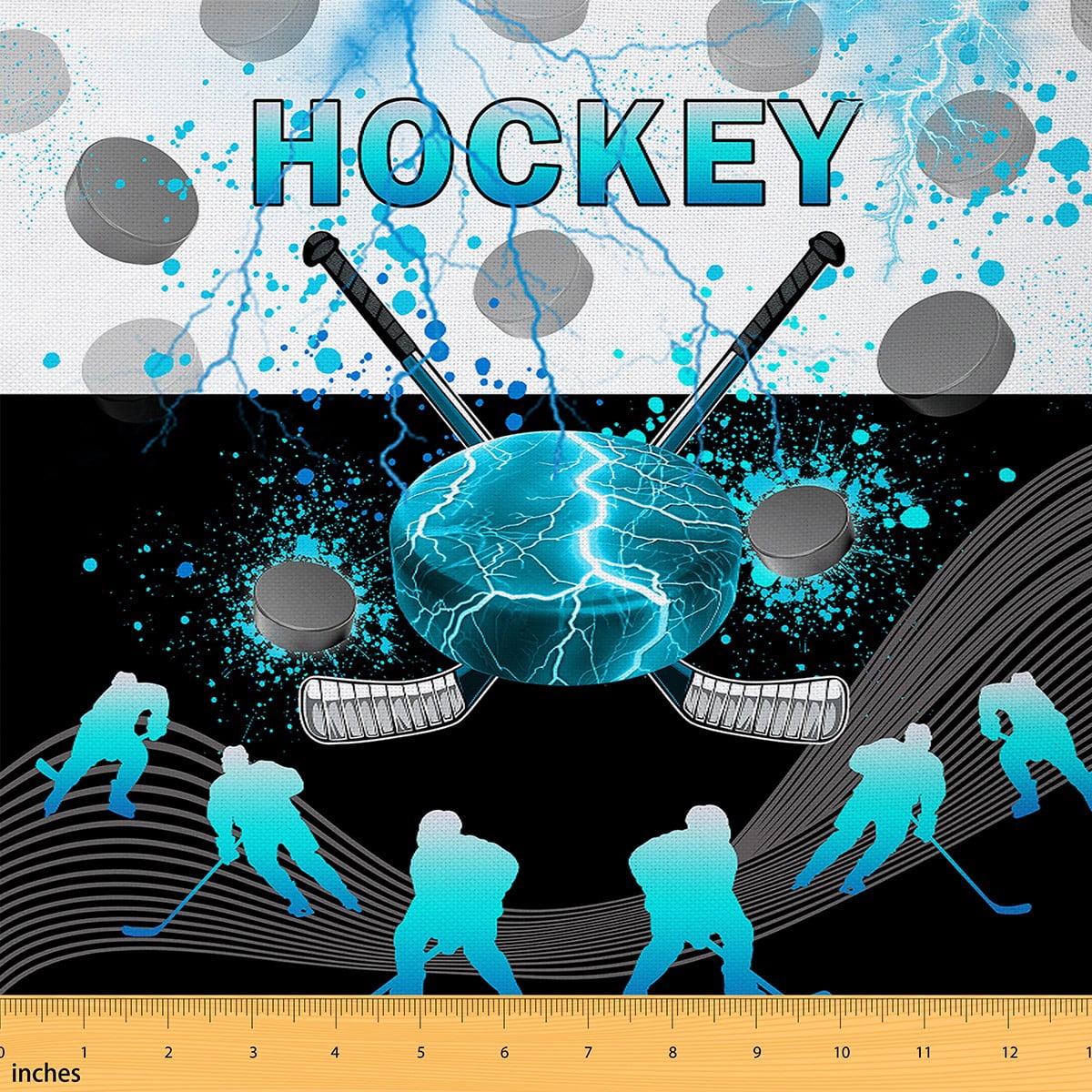 Homewish Ice Hockey Player 01 for Teens, Cartoon Sports Print Room ...