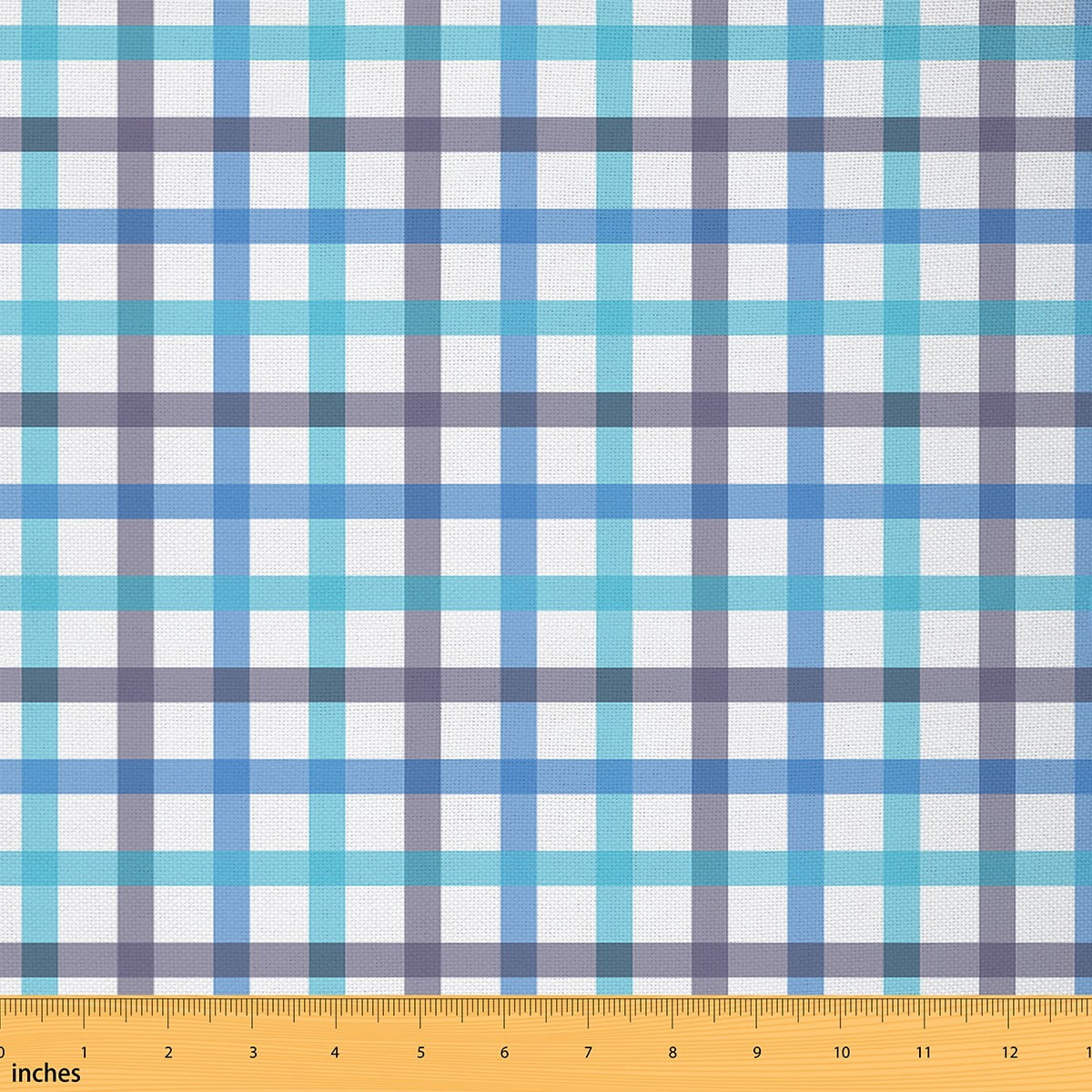 Homewish Kids Vintage Checkered Fabric by the Yard 1 Yard, Square ...