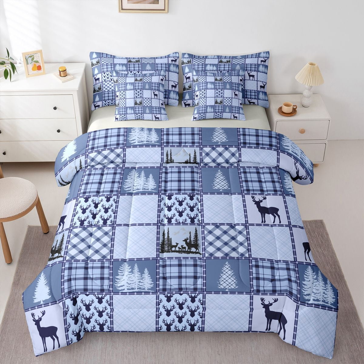 Homewish Music Guitar Bedding Comforter Set 7-Piece for Female Men ...