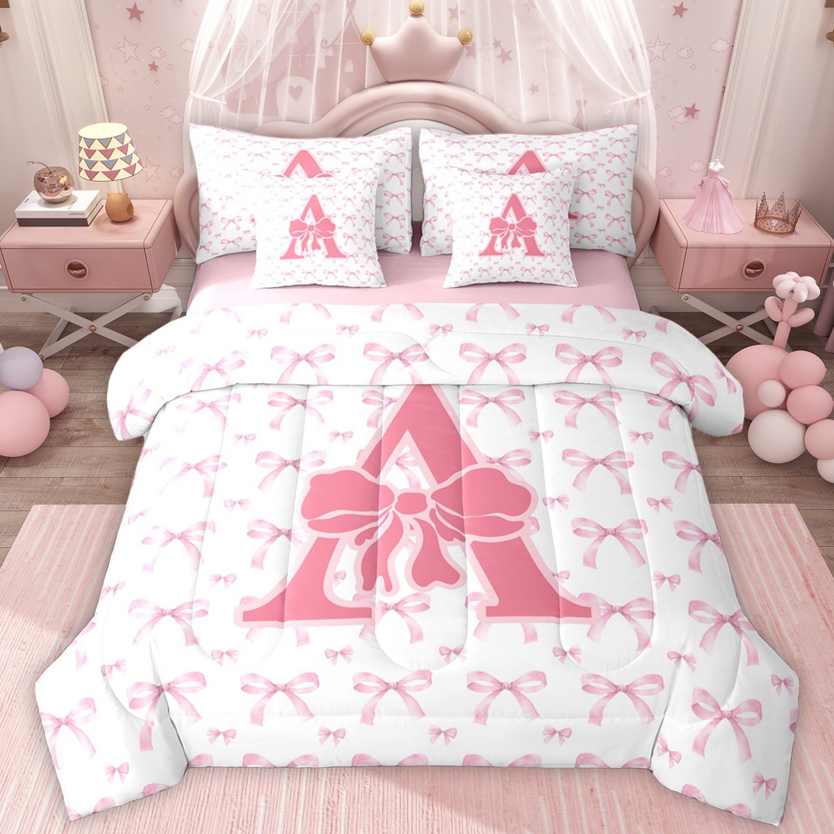 Homewish Orange Pumpkin Bedding Comforter Set 7pcs for Kids Teens,Happy ...