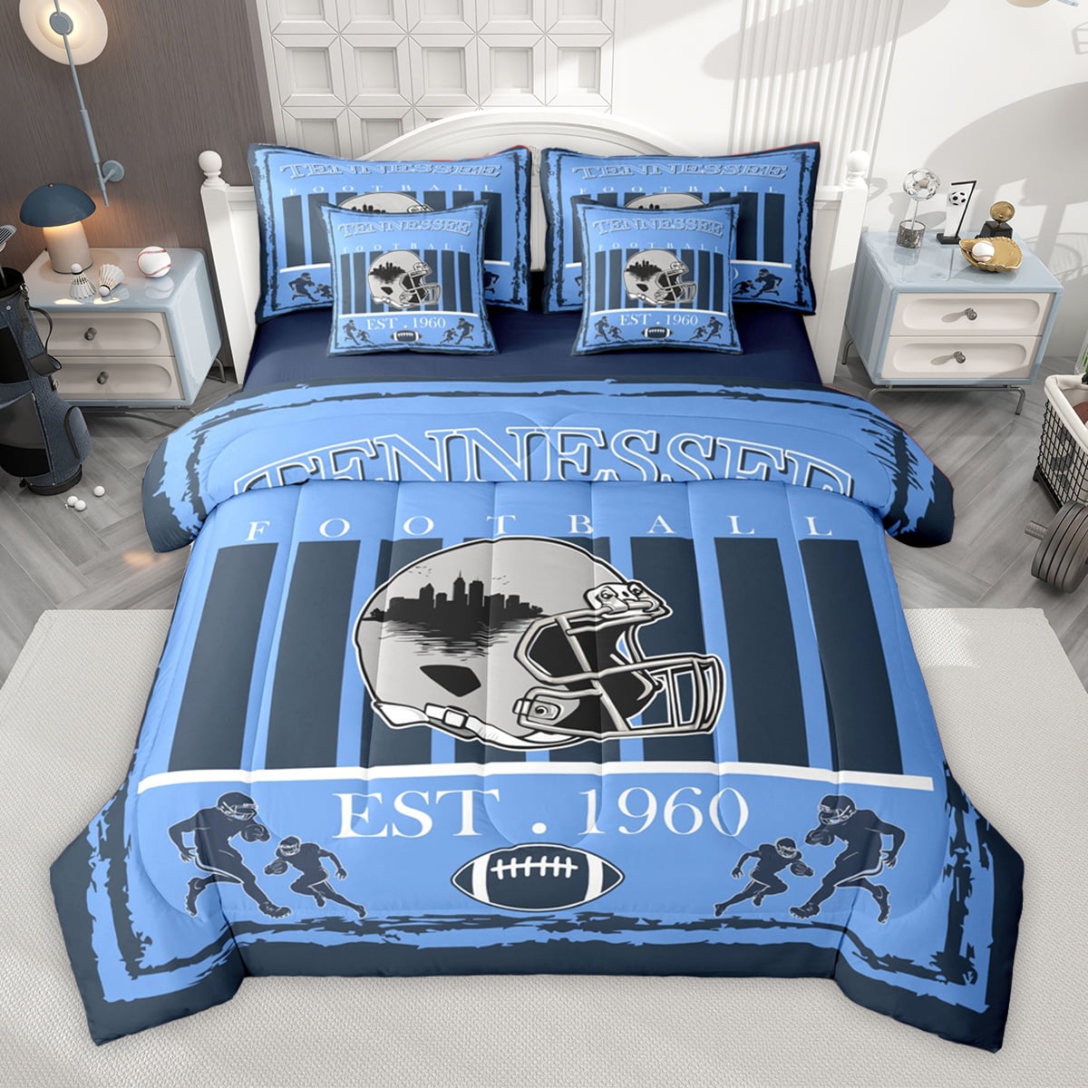 Homewish Rugby Sport Lovers 7-Piece Twin Bedding Sets,Tennessee City ...