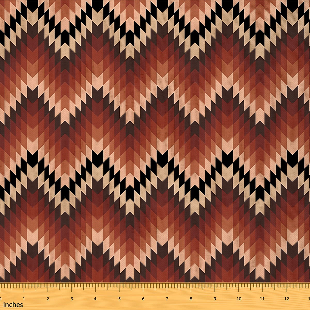Homewish Southwestern Aztec Geometric Fabric by the Yard 3 Yard,Rustic ...