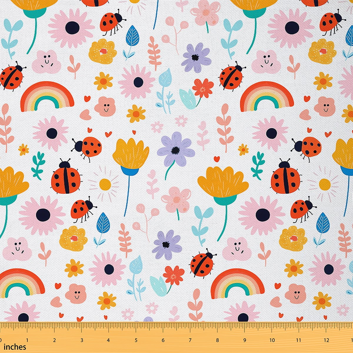 Homewish Spring Garden Flower 01 for Girl, Rainbow Sun Cloud Room Decor ...