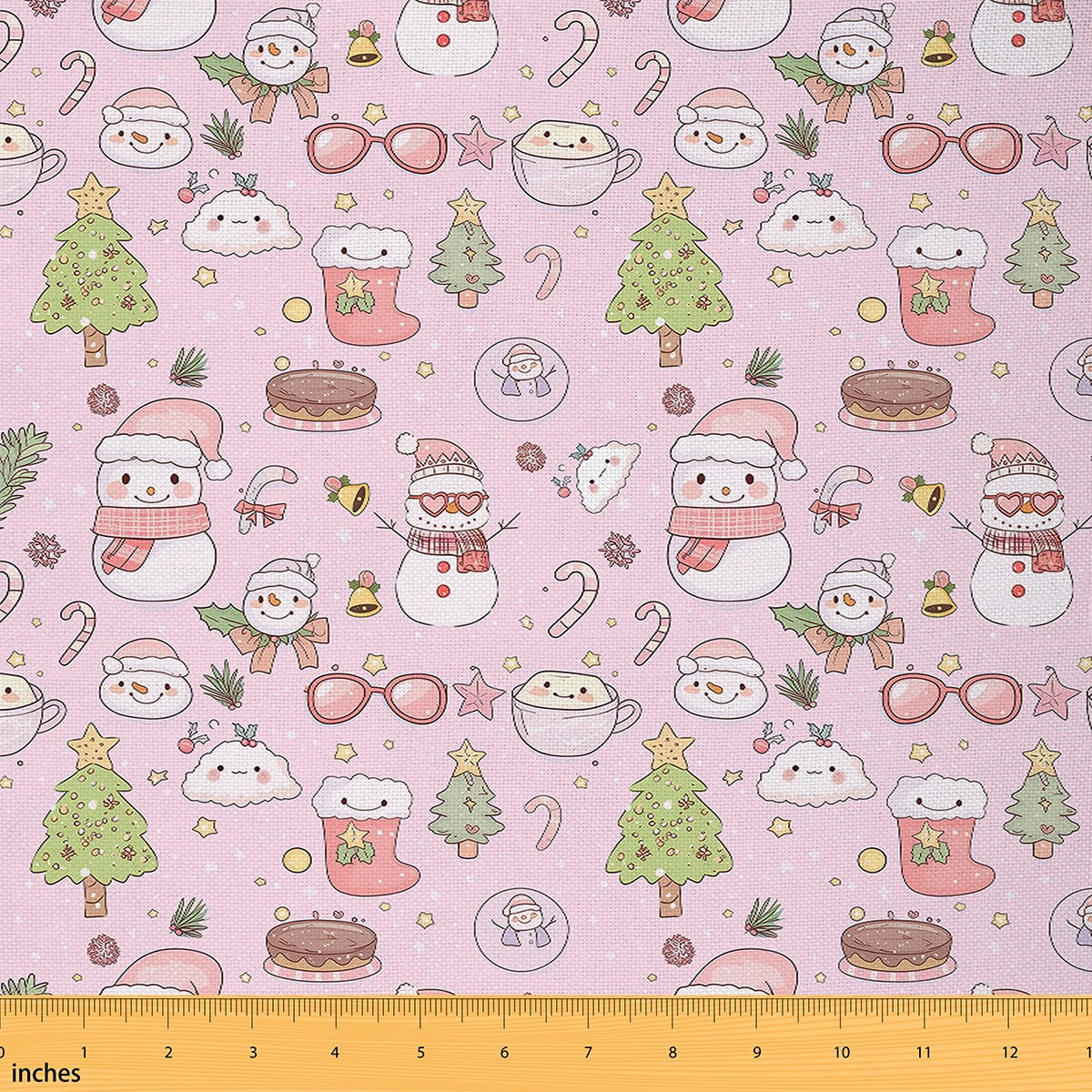 Homewish Teens Kawaii Snowman 01, Green Christmas Tree Room Decor ...
