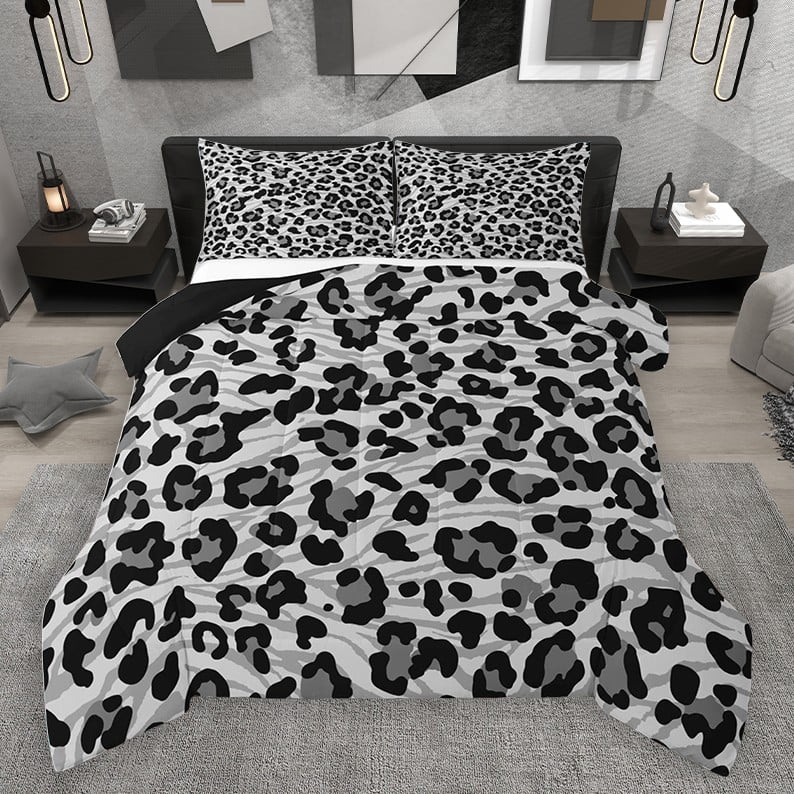 Homewish Teens Leopard Cheetah Print 2pcs Bedding Comforter Set ...