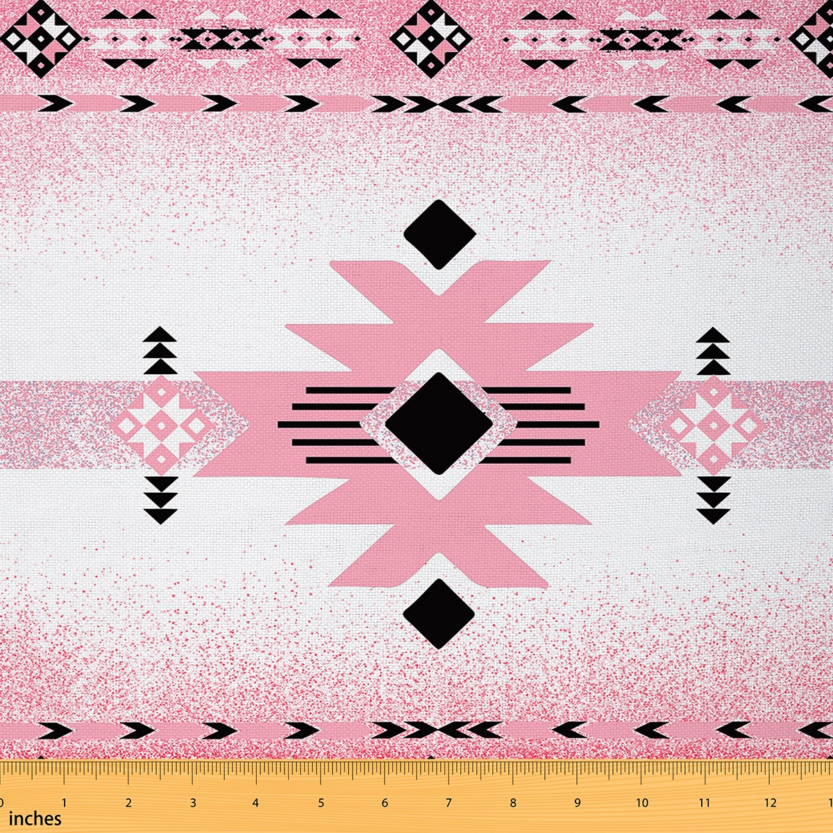 Homewish Vintage Aztec Geometric Fabric by the Yard 3 Yard,Rustic ...