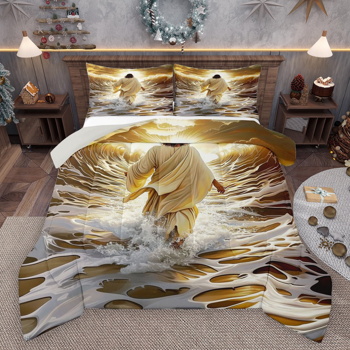 Homewish Western Christian Bible Bedding Comforter Set for Teens ...
