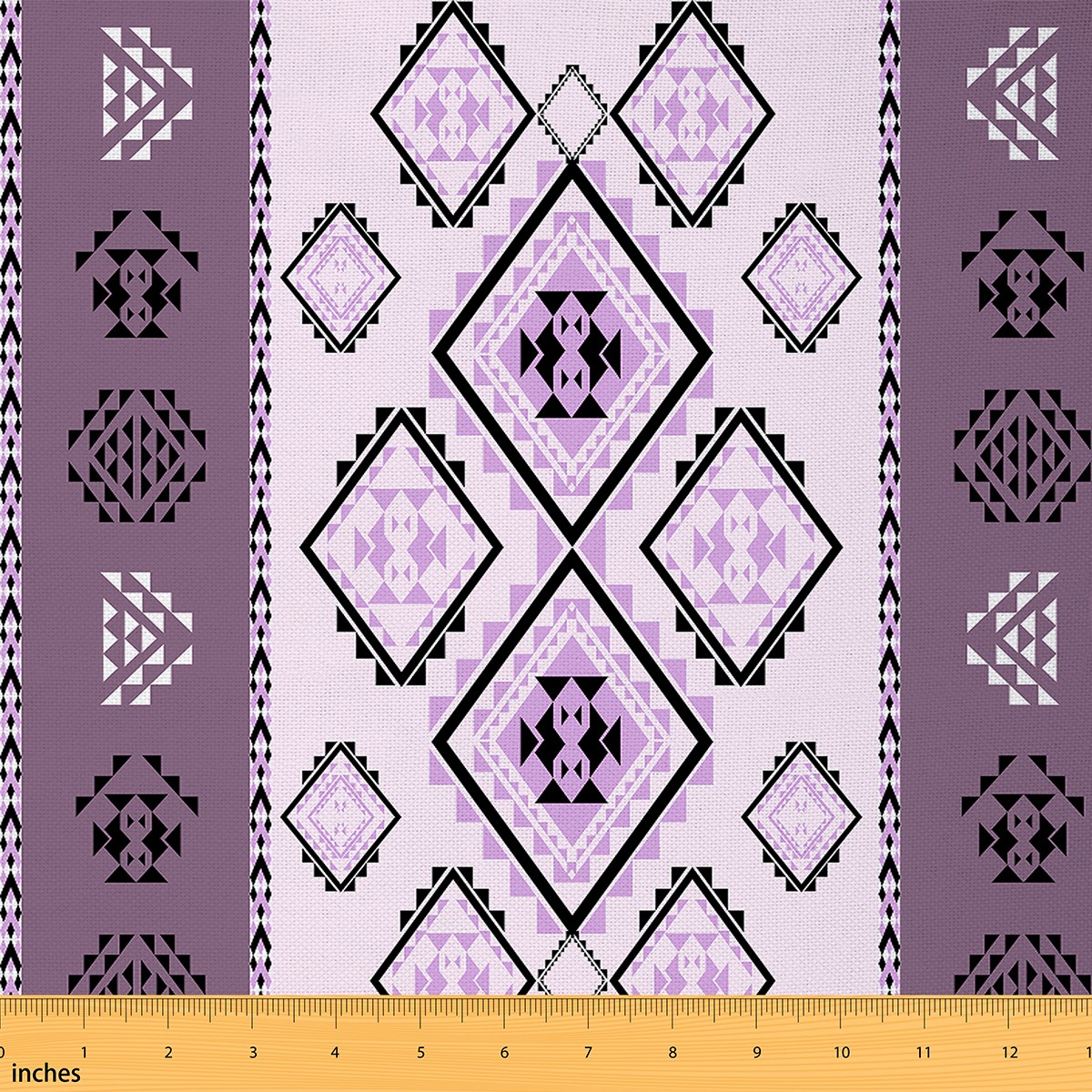 Homewish Western Tribal Fabric by the Yard 3 Yard,Rustic Aztec Sewing ...
