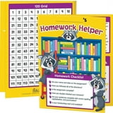 Homework Helper Tri-Fold 3-Pocket Folders - Primary - Walmart.com