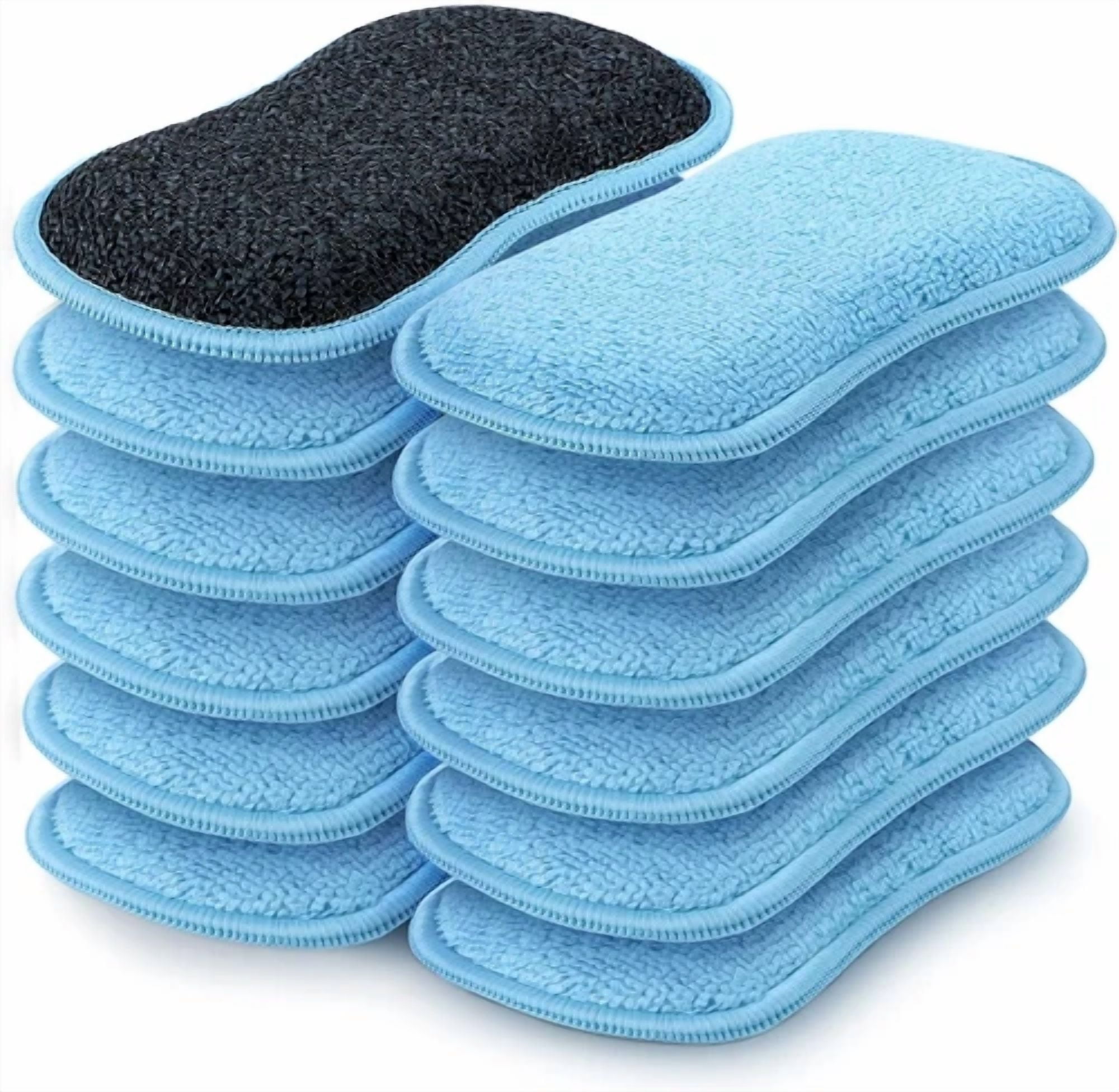 Homexcel 12 Pack Multi-Purpose Scrub Sponges Kitchen, Dish Sponge, Non ...