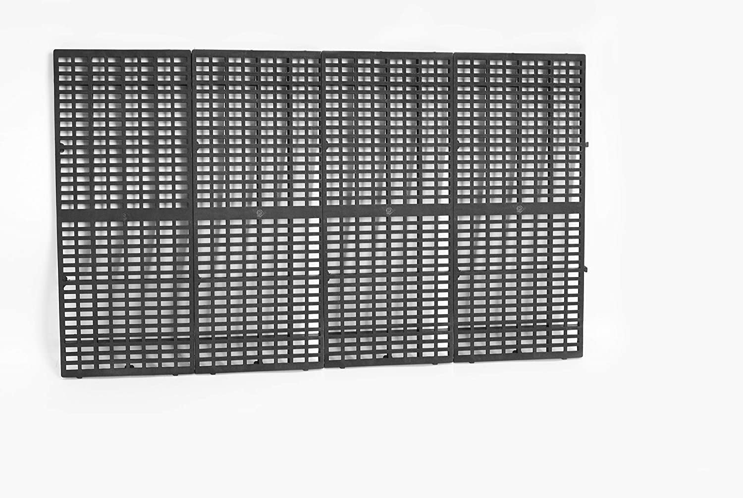 Homey Pet 43” Dog Cage Crate Kennel with Lockable Wheels, Stackable and ...