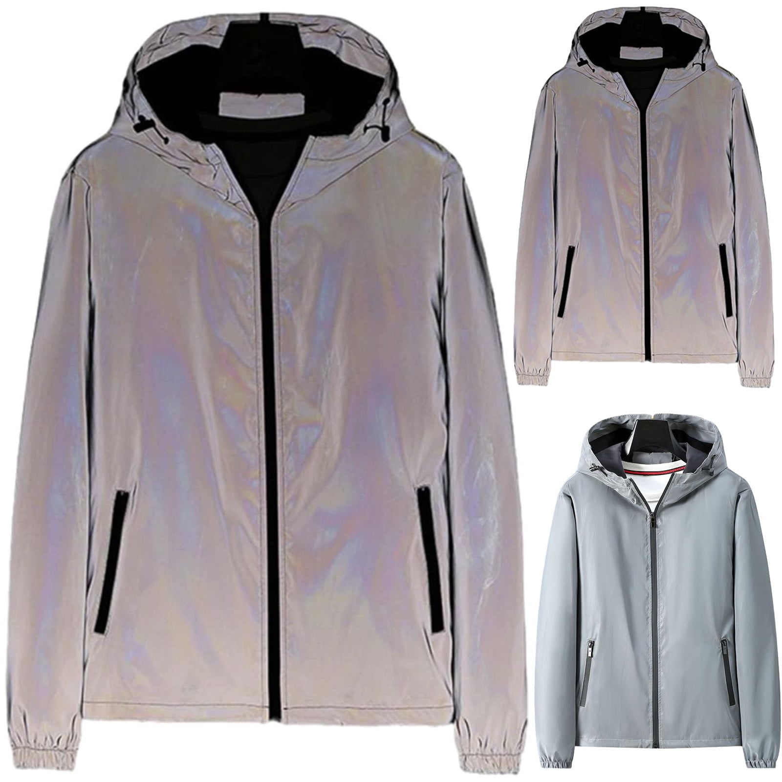 Homeyce Chromashift Reflective Windbreaker Waterproof Windproof Jacket ...