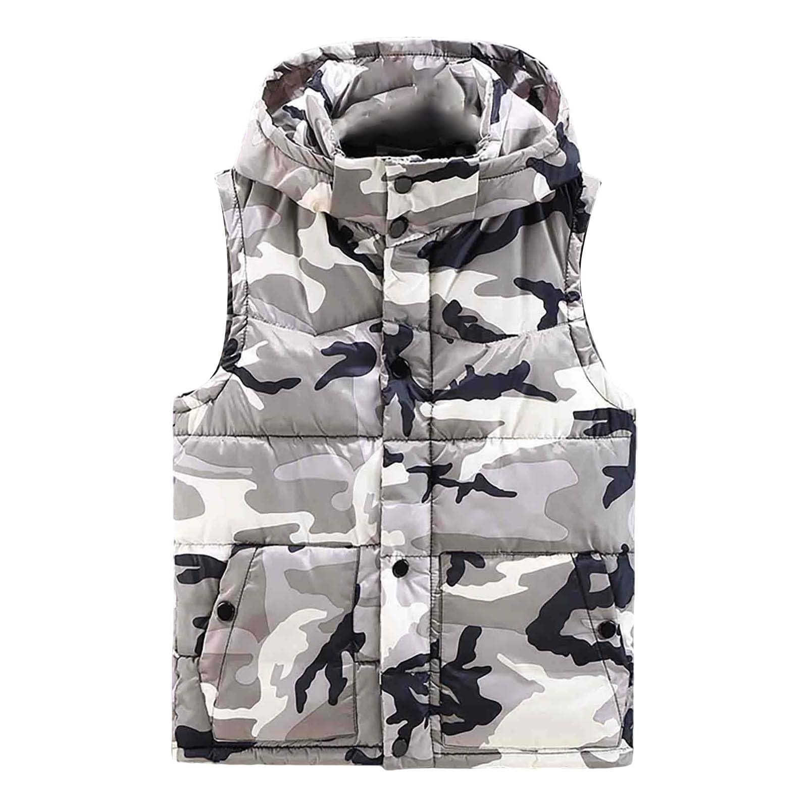 Homeyce Men Quilted Puffer Vest Sleeveless Full Zipper Vests Quilted ...