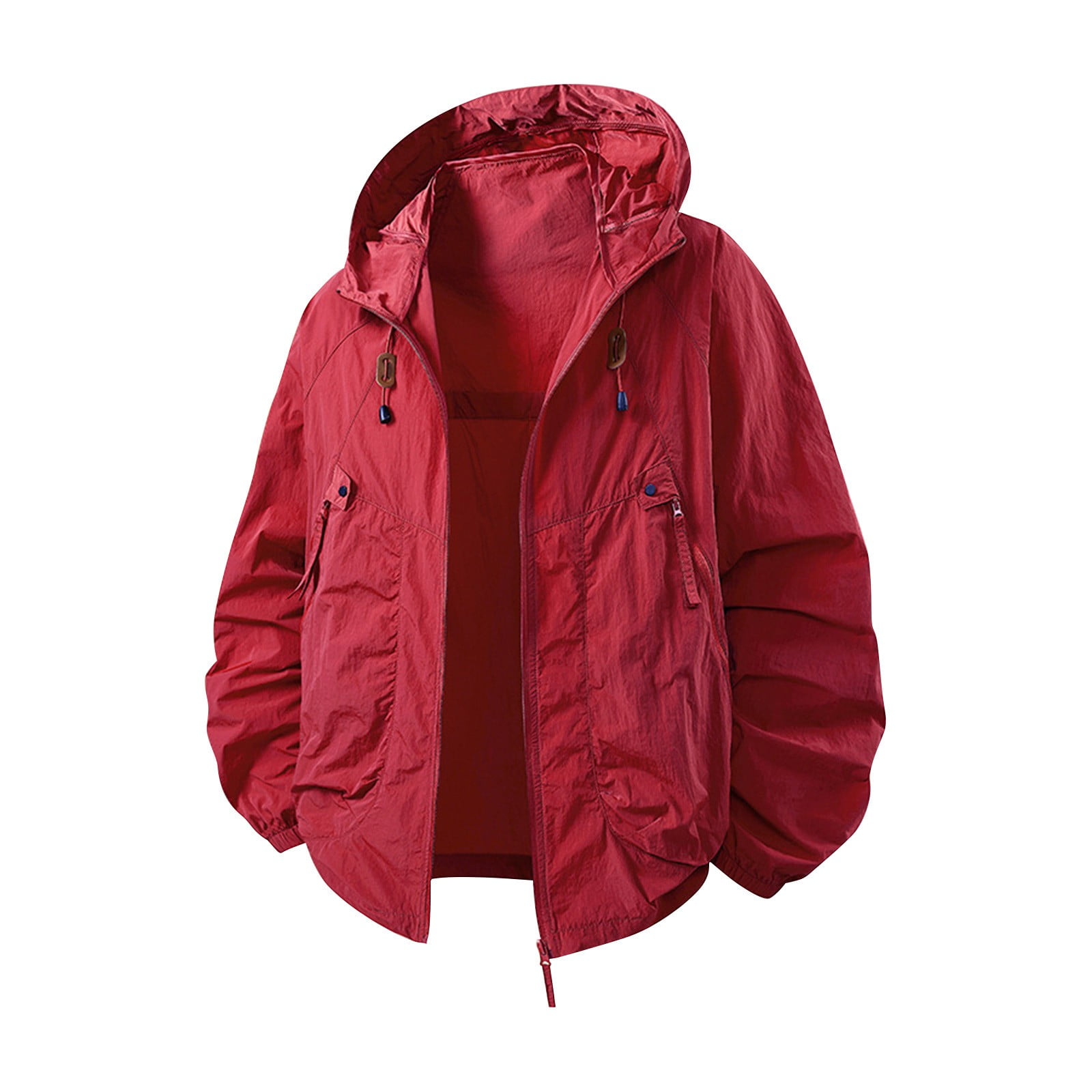 Homeyce Men Waterproof Jacket Windbreaker Lightweight Jacket with Hood ...