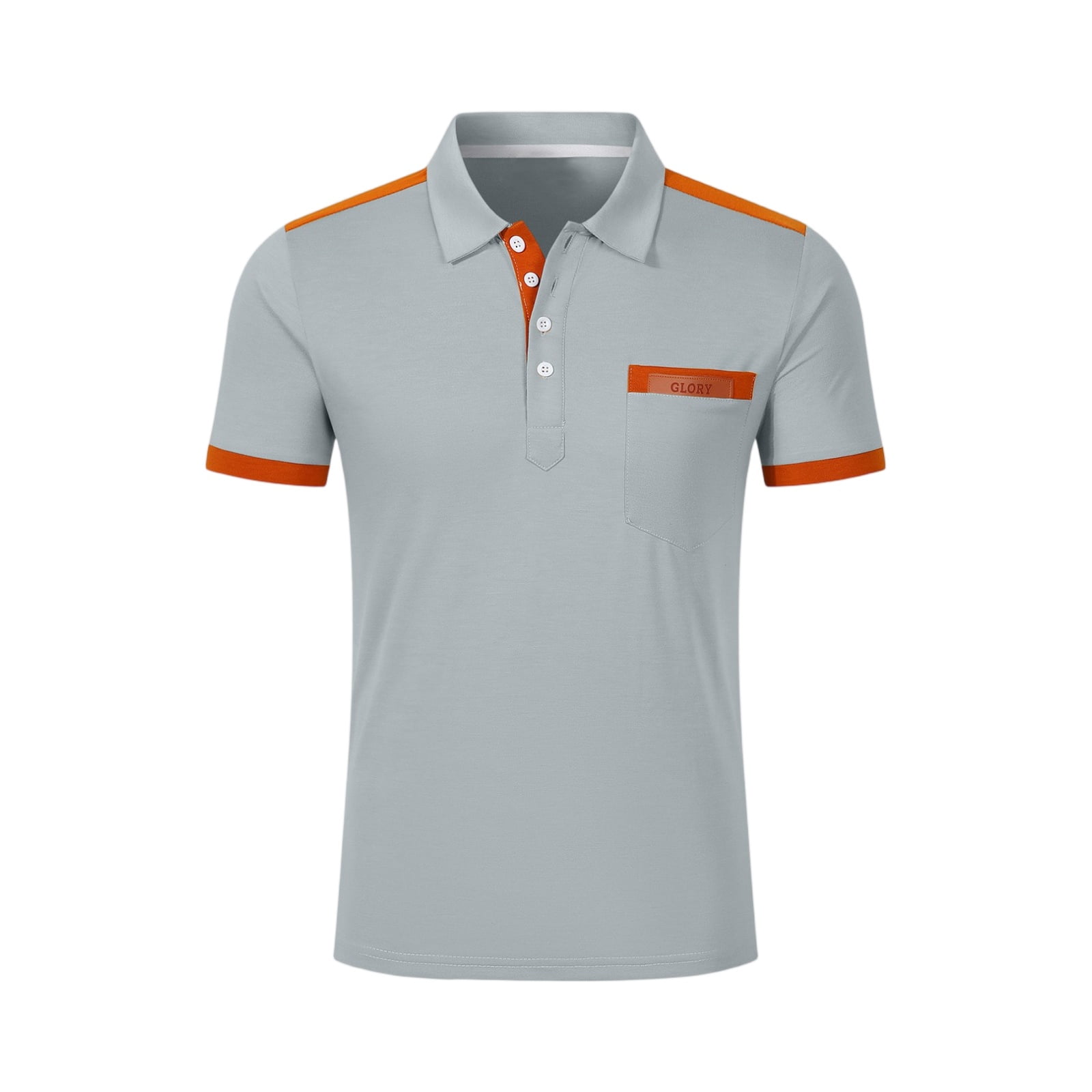 Homeyce Men's 2025 Summer Polo Shirts with Pocket Short Sleeve Shirt ...