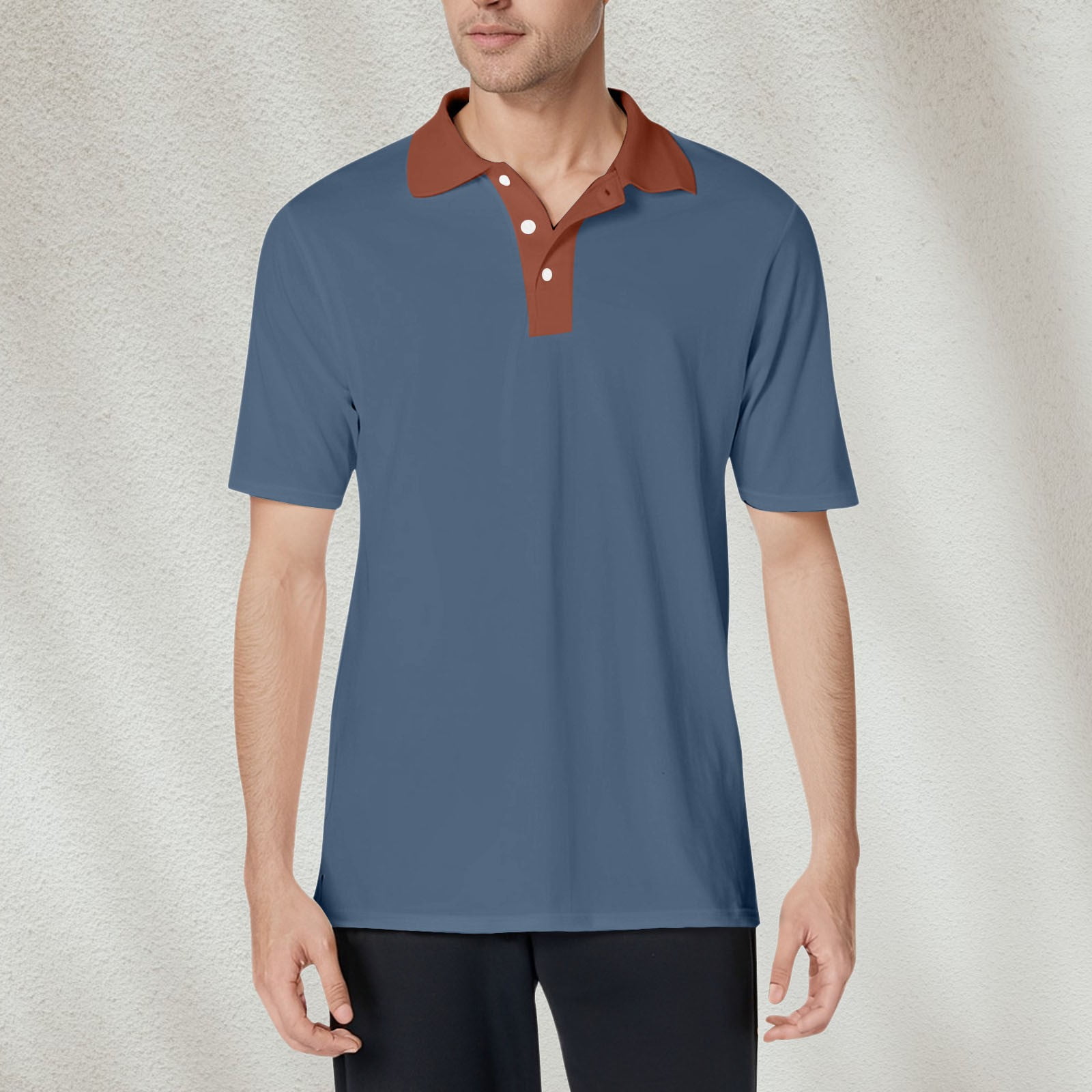 Homeyce Men's 2025 Summer Polo Shirts Short Sleeve Shirts Button Down ...