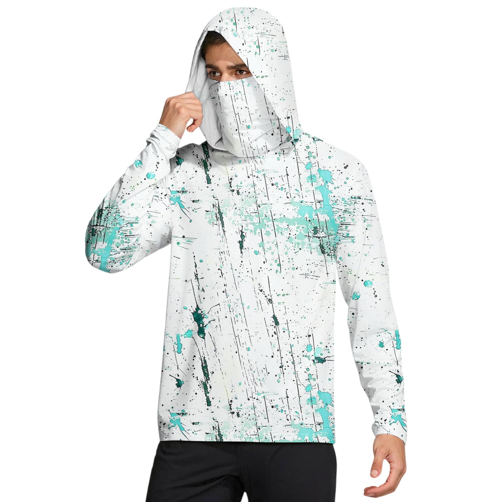 Homeyce Men's Upf 50+ Sun Protection Shirts Uv Spf Long Sleeve Sun ...