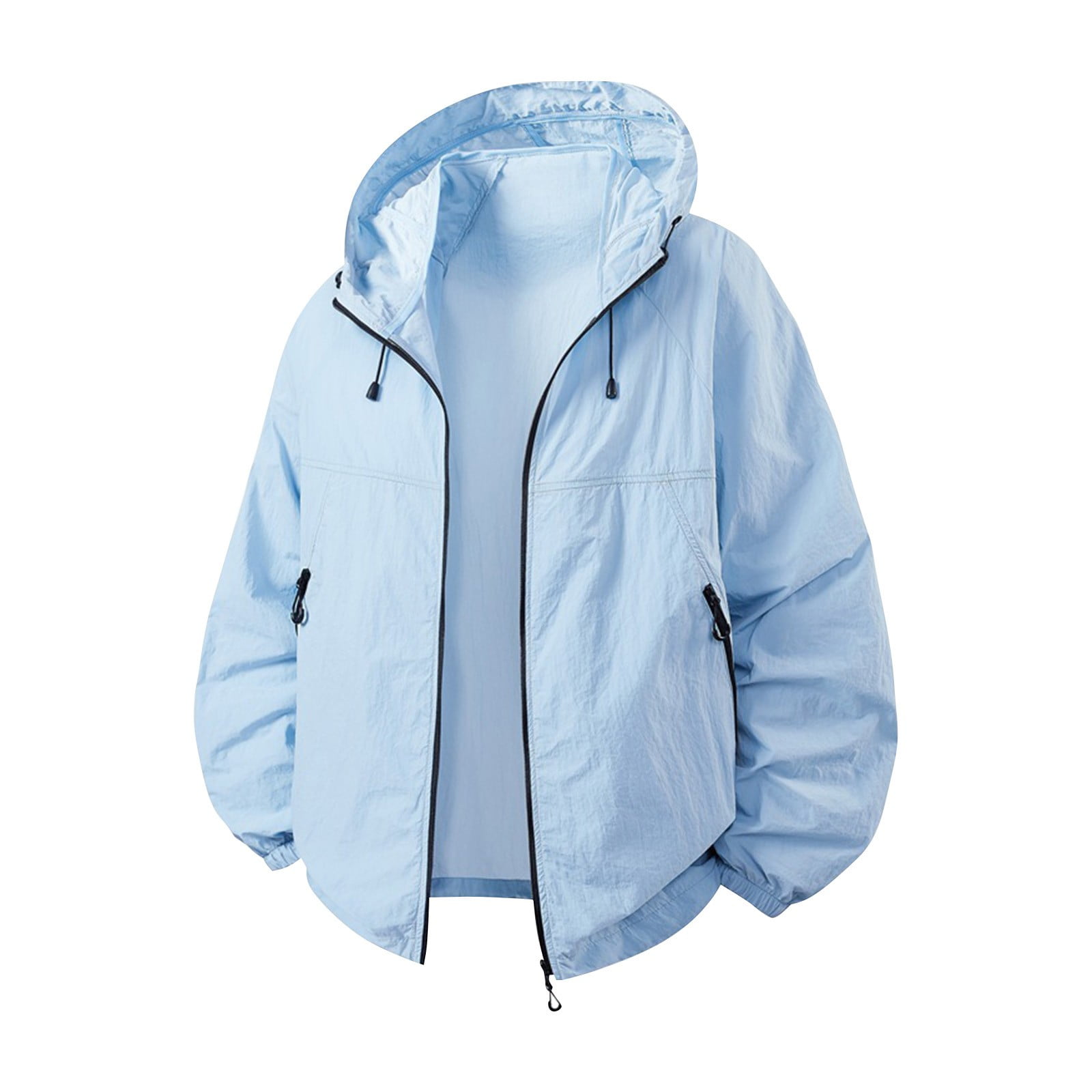 Homeyce Men's Waterproof Rain Jacket Windbreaker Lightweight Jacket ...
