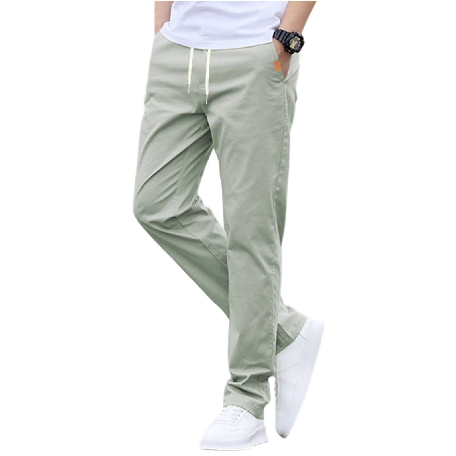 Homeyce Mens Bevawear Glide Pants Ultra Stretch Quick Dry Elastic Waist ...