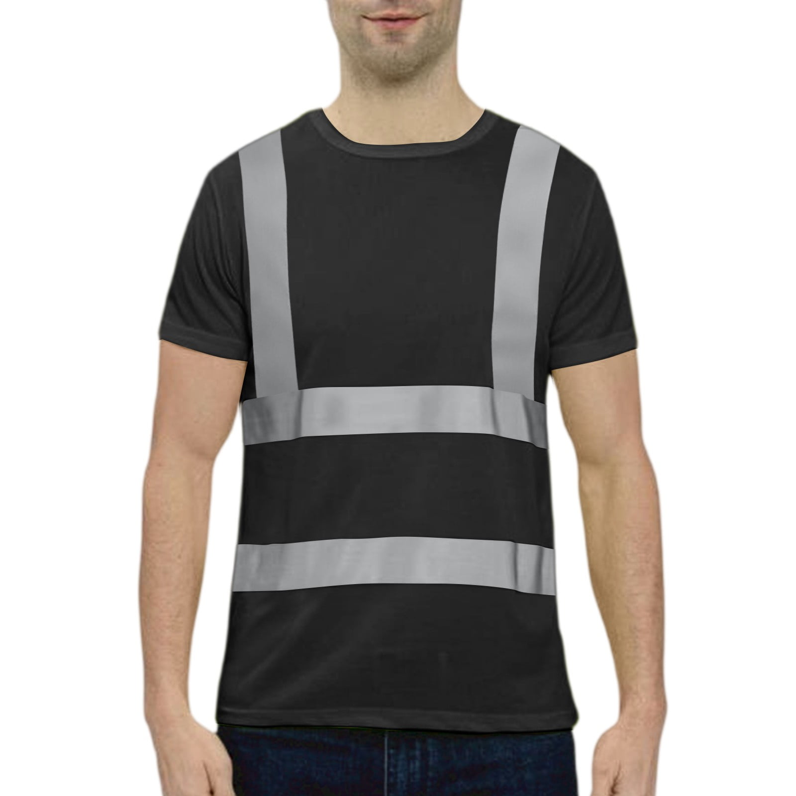 Homeyce Safety T Shirts High Visibility Short Sleeve Shirts with 4 ...