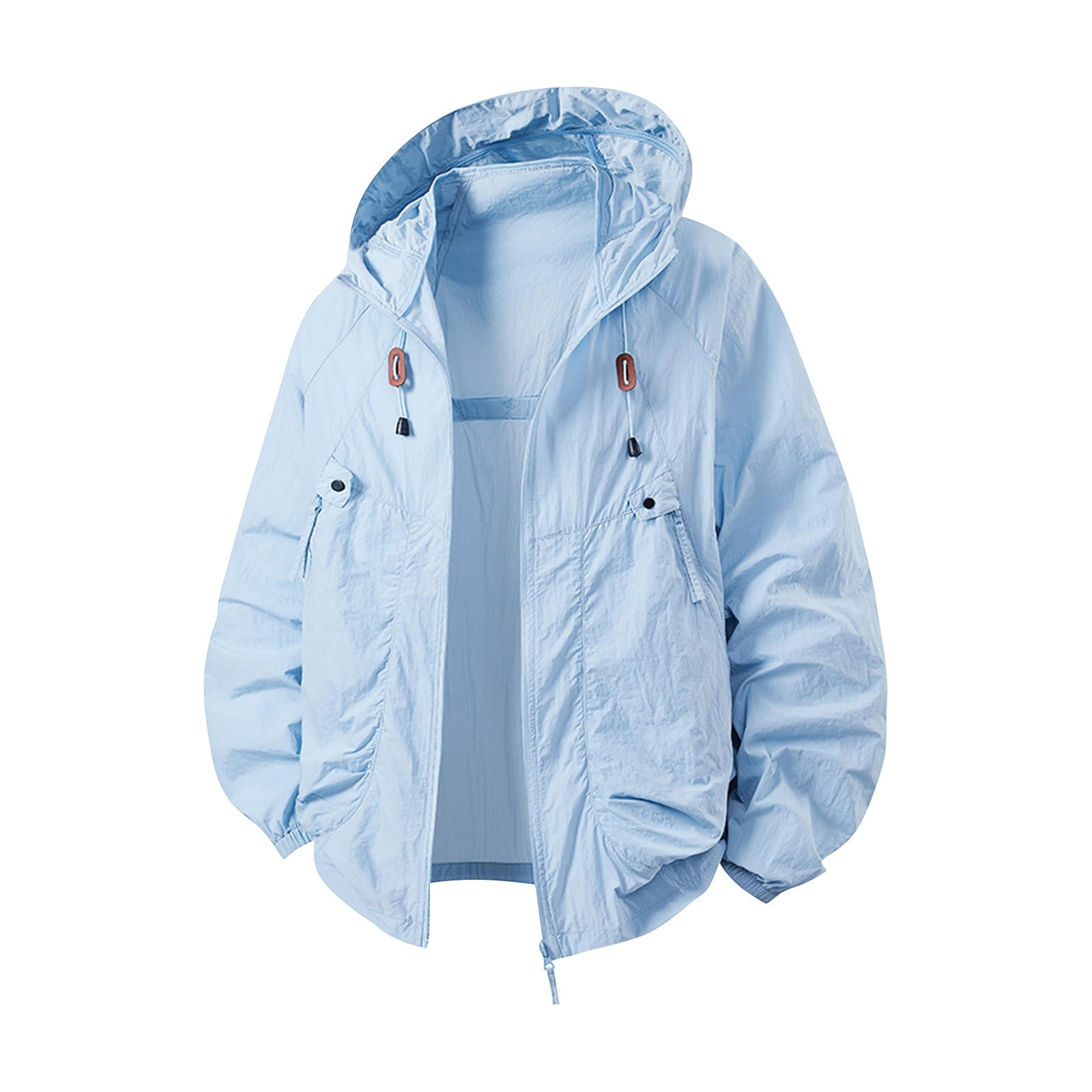 Homeyce Unisex Lightweight Windbreaker Rain Jacket Waterproof ...