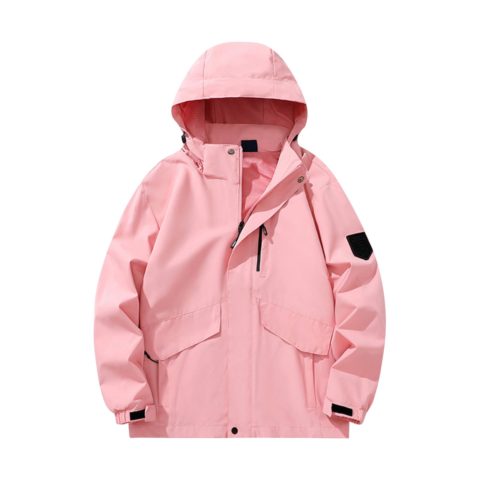 Homeyce Unisex Waterproof Jacket Windbreaker Lightweight Jackets with ...