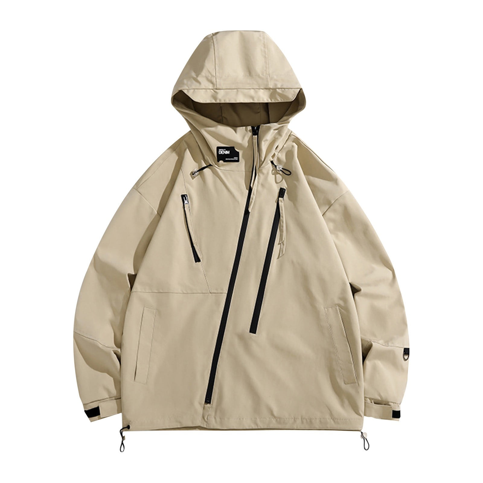 Homeyce Unisex Waterproof Jacket Windbreaker Lightweight Jackets Hooded ...