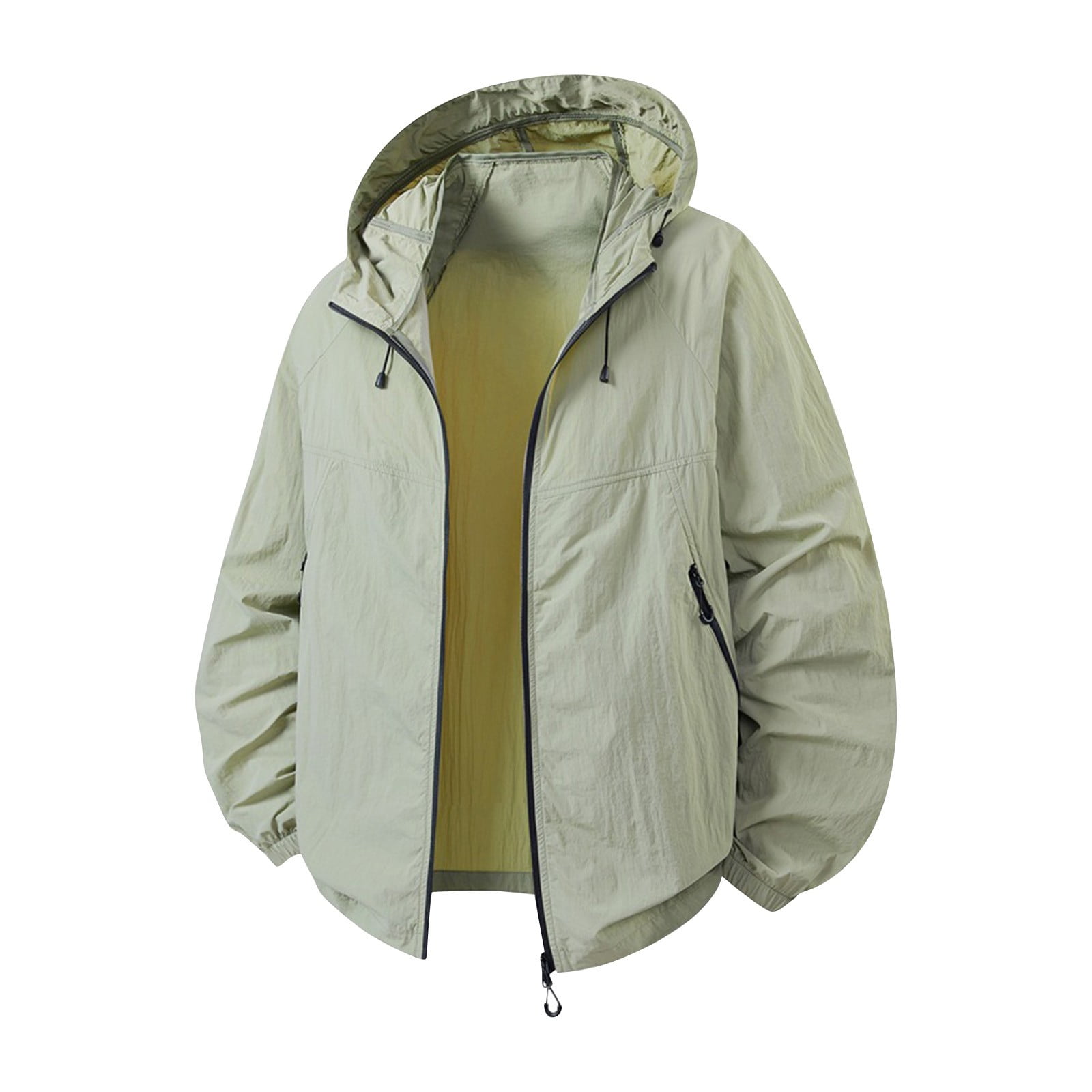 Homeyce Unisex Waterproof Rain Jacket Windbreaker Lightweight Jackets ...