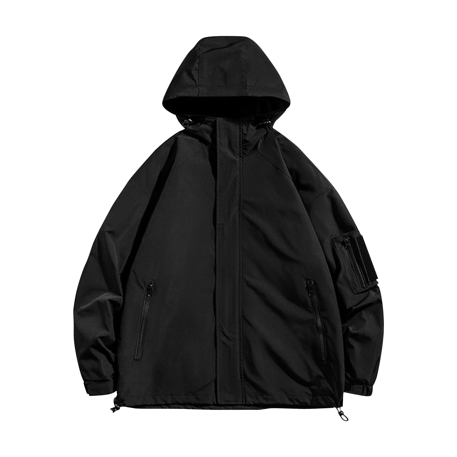 Homeyce Waterproof Rain Jacket for Men Windbreaker Lightweight Jacket ...