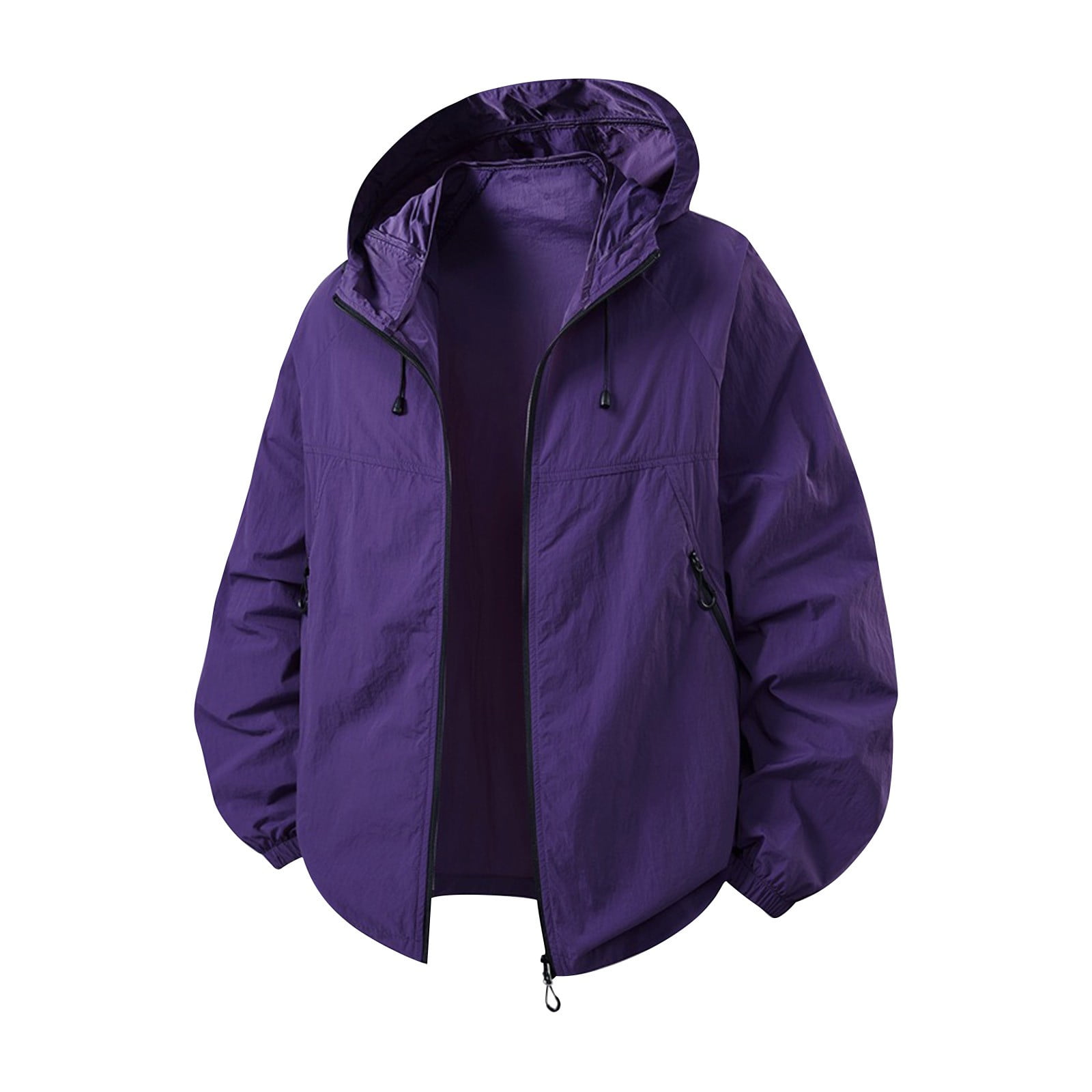 Homeyce Waterproof Rain Jacket for Unisex Windbreaker Lightweight ...