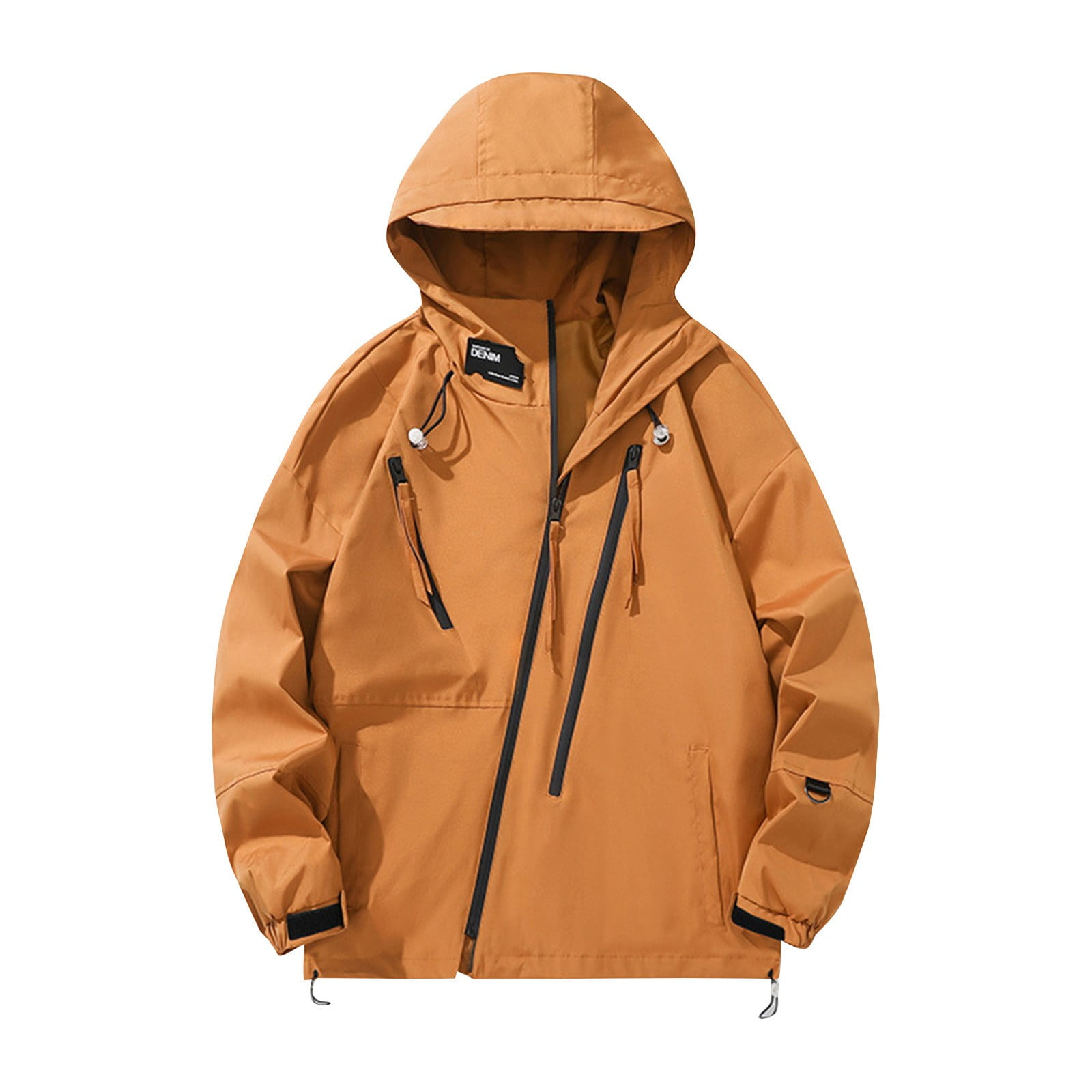 Homeyce Waterproof Rain Jacket for Unisex Windbreaker Lightweight ...