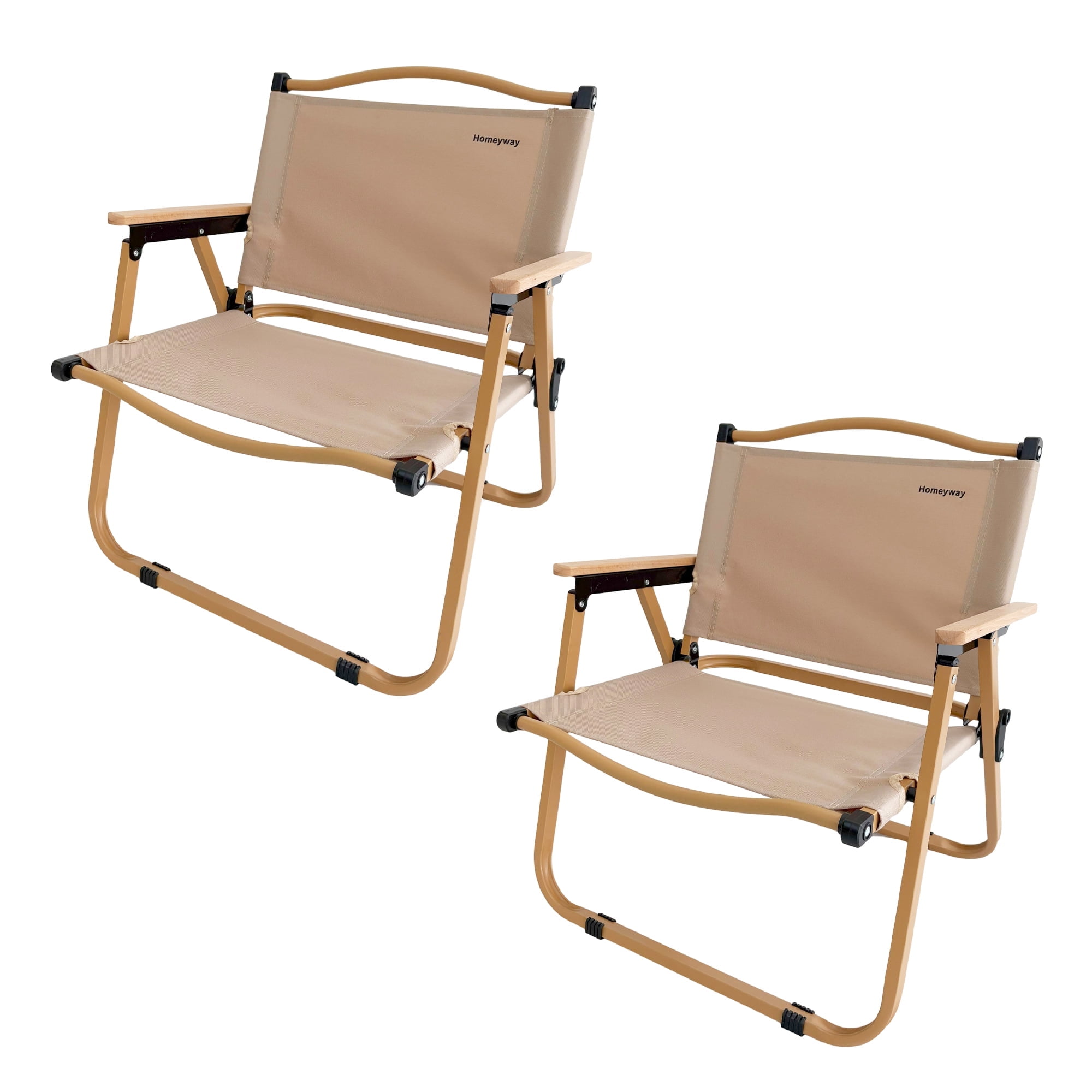 Homeyway Lightweight Water Resistant Beach Chairs - Folds Thin ...