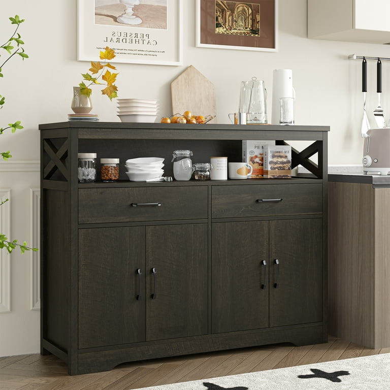 Open sideboard cabinet store