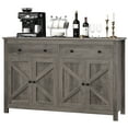 Homfa 55'' Modern Sideboard Buffet Cabinet, 4-Doors 2-Drawers with ...