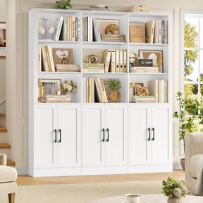 White Modular Bookcase