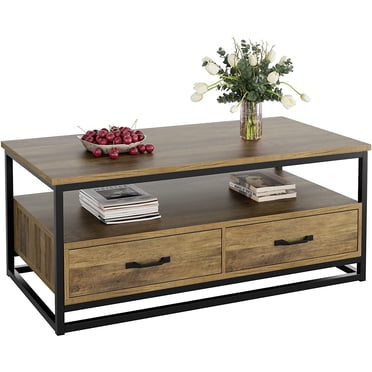 The Pioneer Woman Helen Coffee Table Made With Solid Wood Frame ...