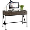 Bestier 43 inch Wood Computer Desk with 2 Large Drawers, Home Office ...