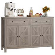 Homfa Farmhouse Dining Furniture, Kitchen Buffet Cabinet with ...