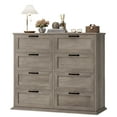 Homfa 8-Drawer Wood Storage Cabinet & Adult Chest, Bedroom Living Room ...