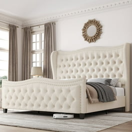 Baxton Studio Aurelie Modern and Contemporary Fabric Upholstered Storage Bed Multiple Colors Multiple Sizes Walmart