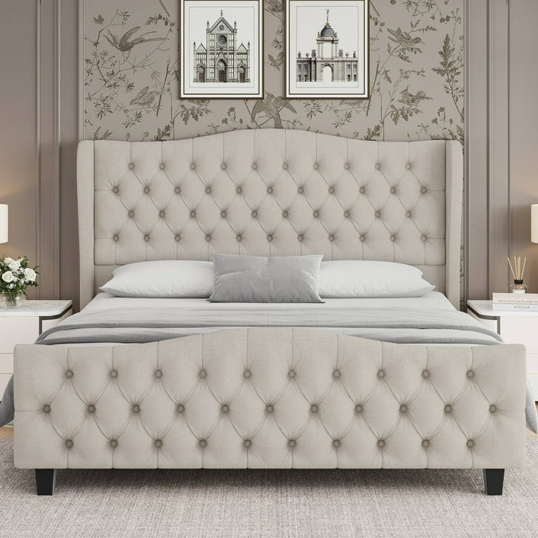 Elegant Tufted Headboard