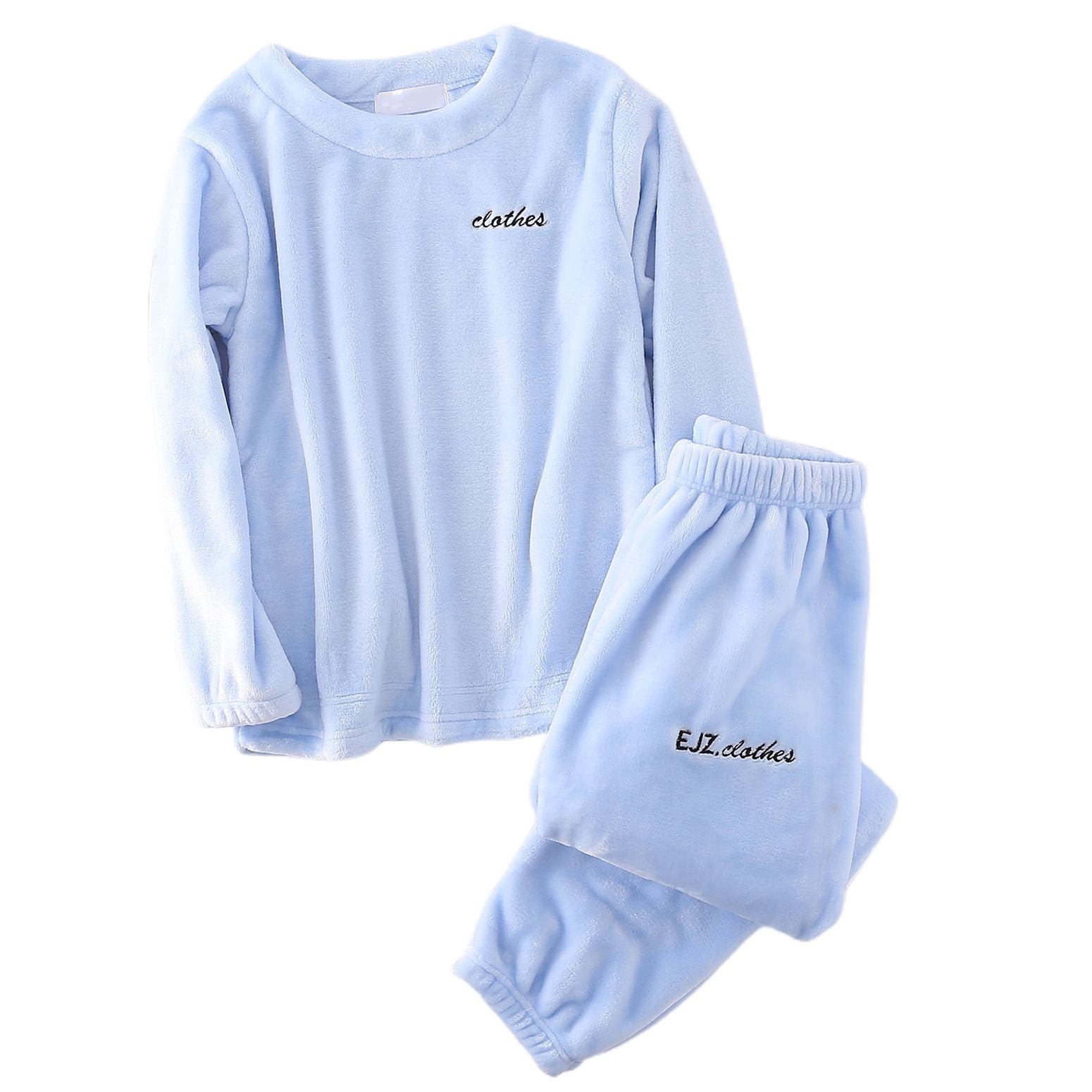 Defitshape Women's Winter Pajamas 2 Piece Pjs Long Sleeve Fuzzy Fleece ...