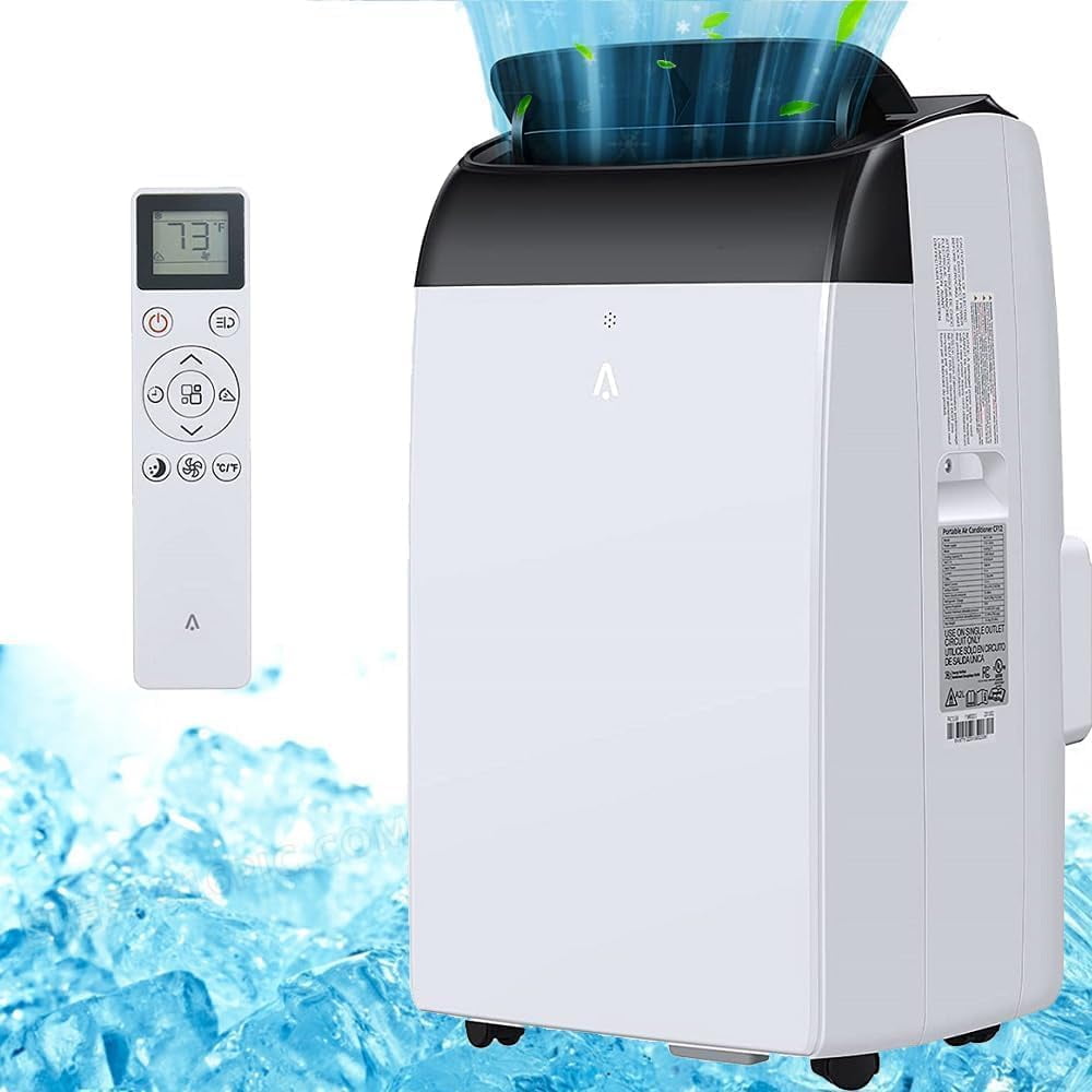 Homhougo 12,000 BTU Portable Air Conditioner, 3-in-1 (Cooling ...