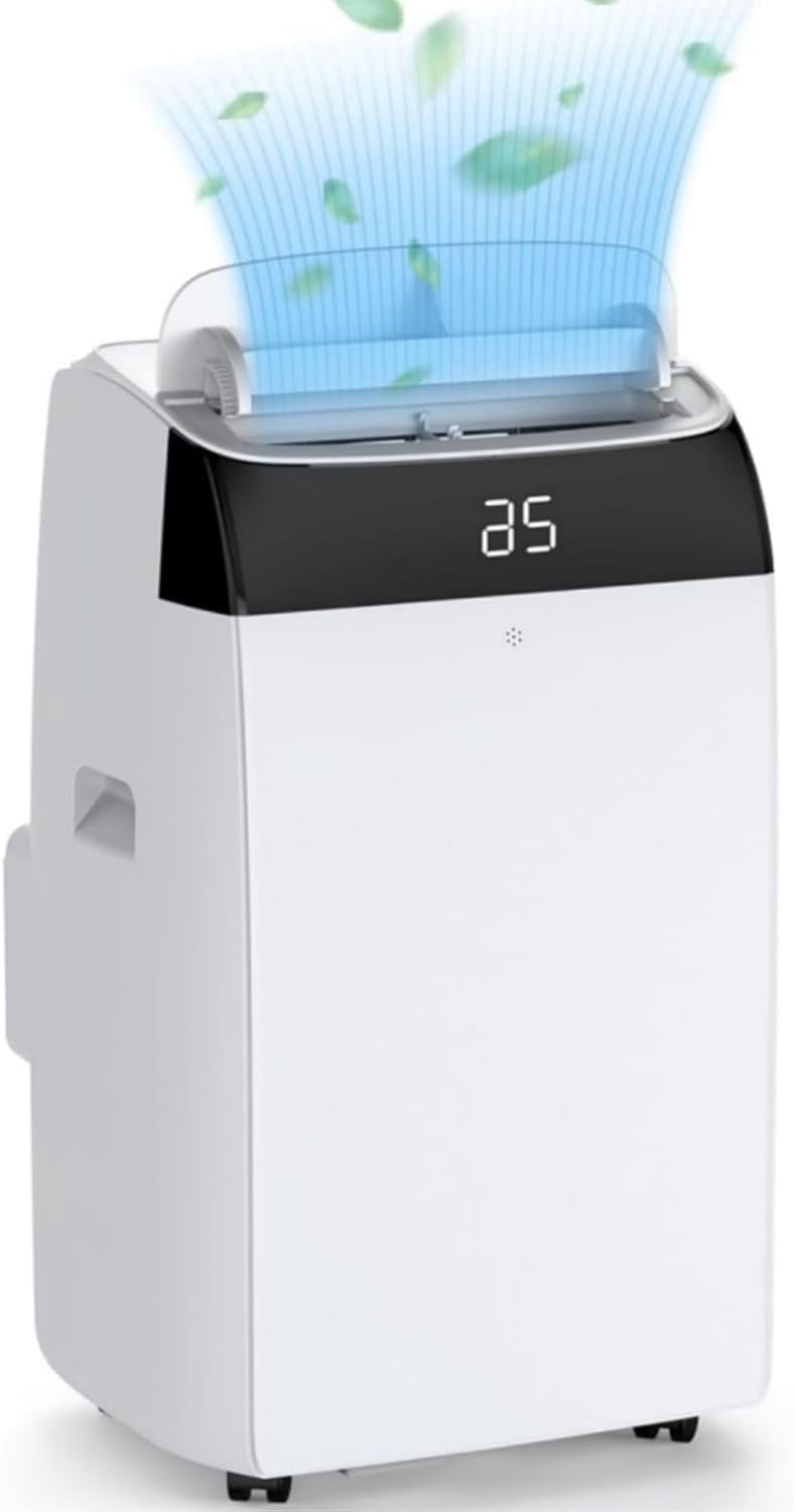 Homhougo 12,000 BTU Portable Air Conditioner, 3-in-1 Cooling ...